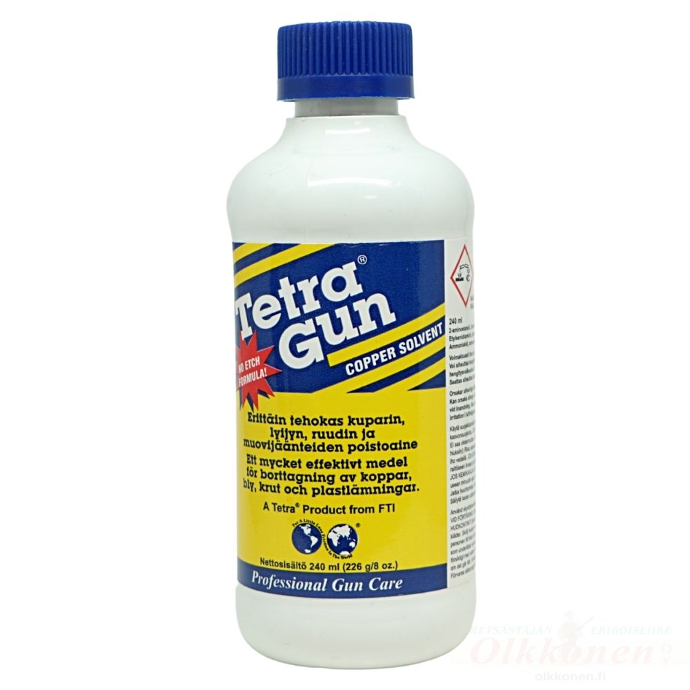 Tetra Gun Copper Solvent 240ml kuparinpoistoaine - Olkkonen.fi
